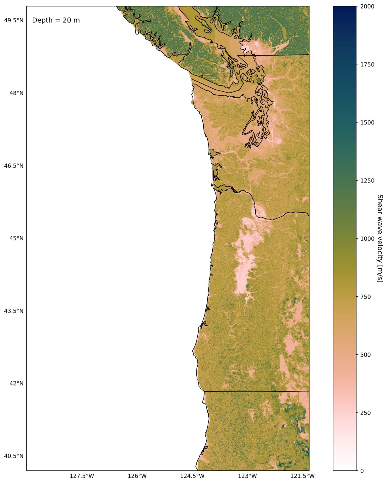 Velocity Model - Cascadia Region Earthquake Science Center